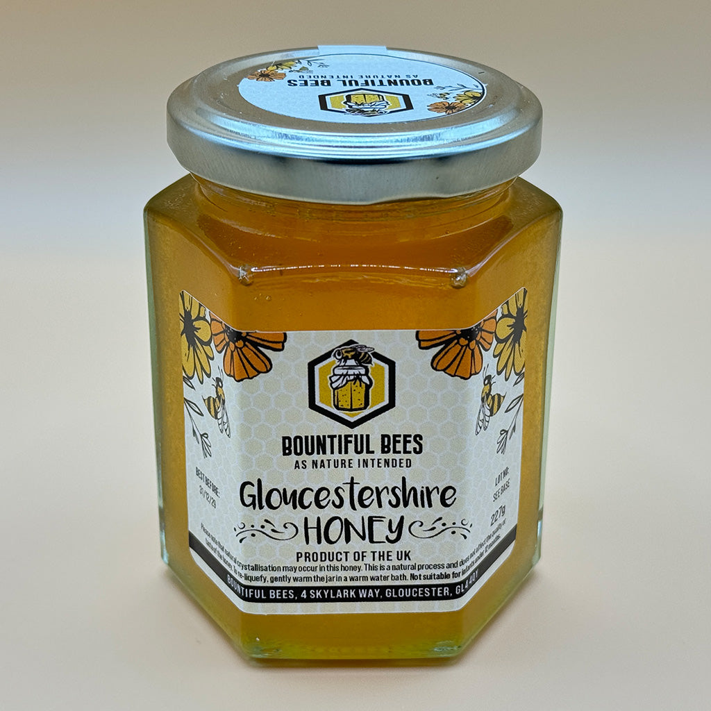 Gloucestershire Raw Honey - 227g | Pure & Natural | Bountiful Bees